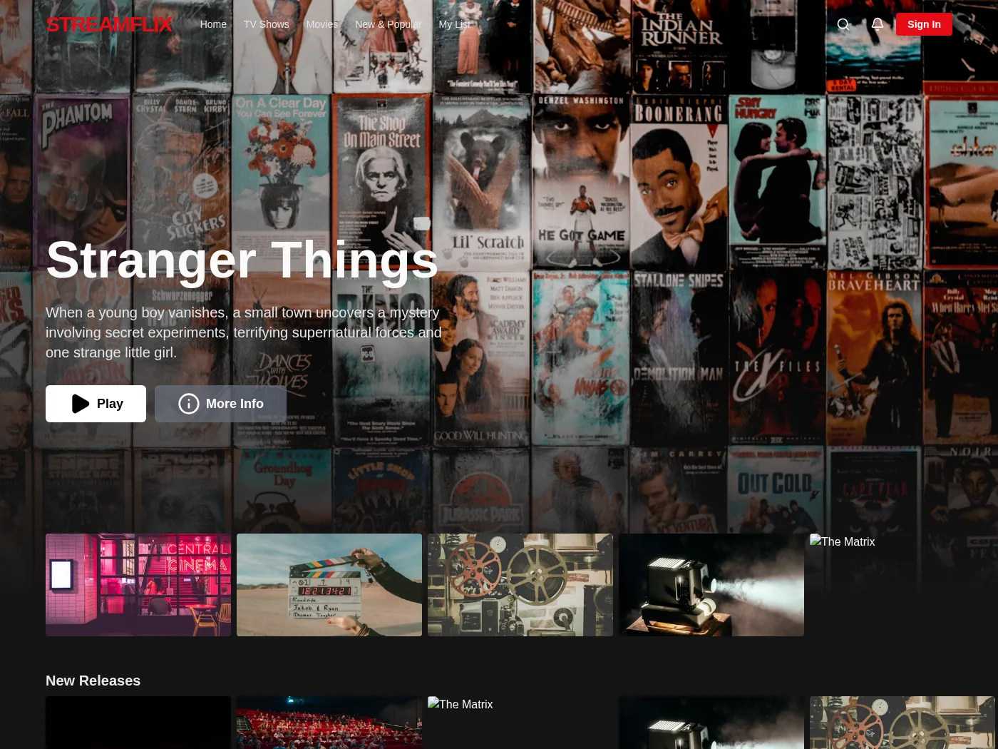 StreamFlix Clone