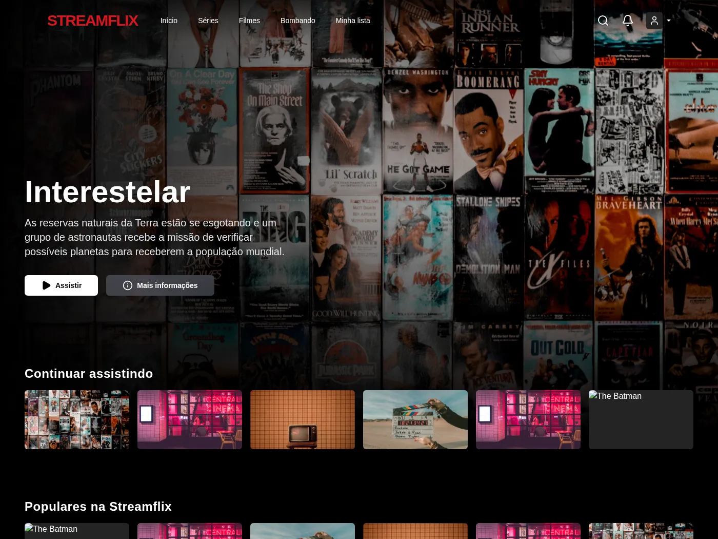 Streamflix Clone