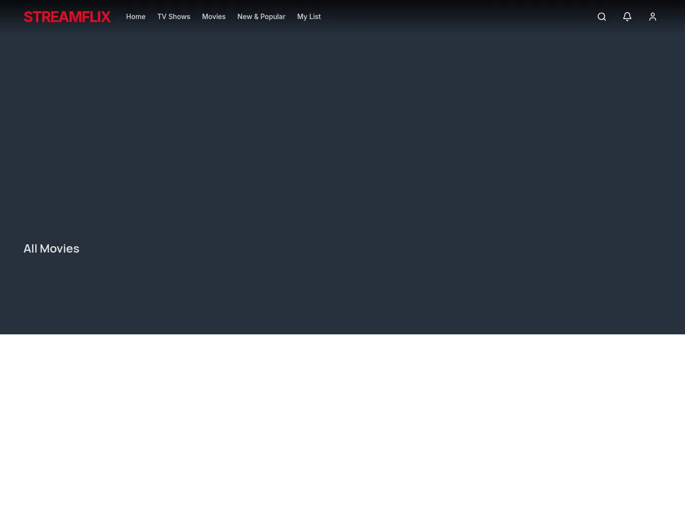 StreamFlix Web