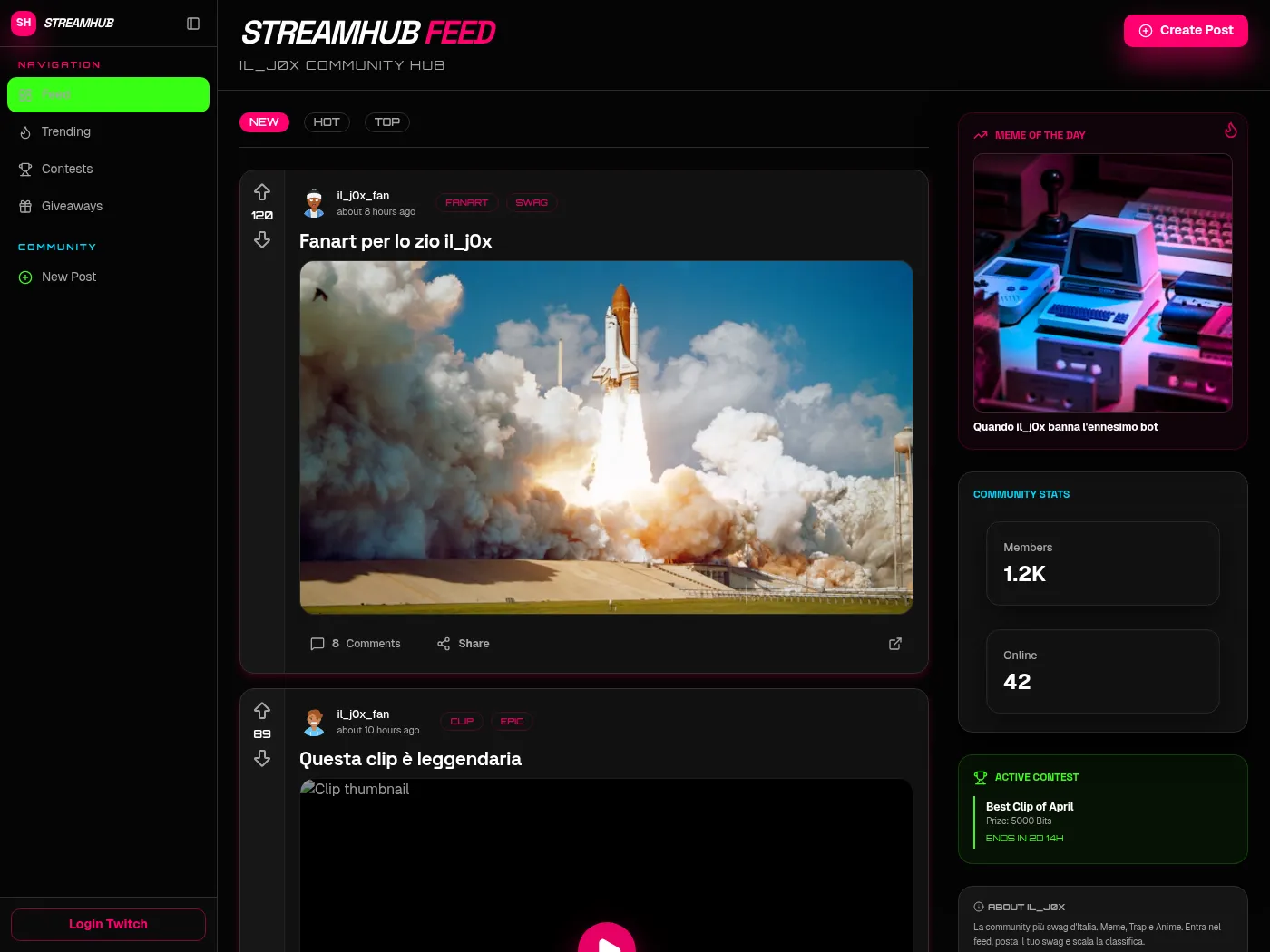 StreamHub Community