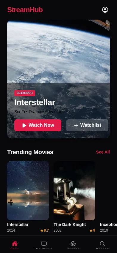 StreamHub Mobile