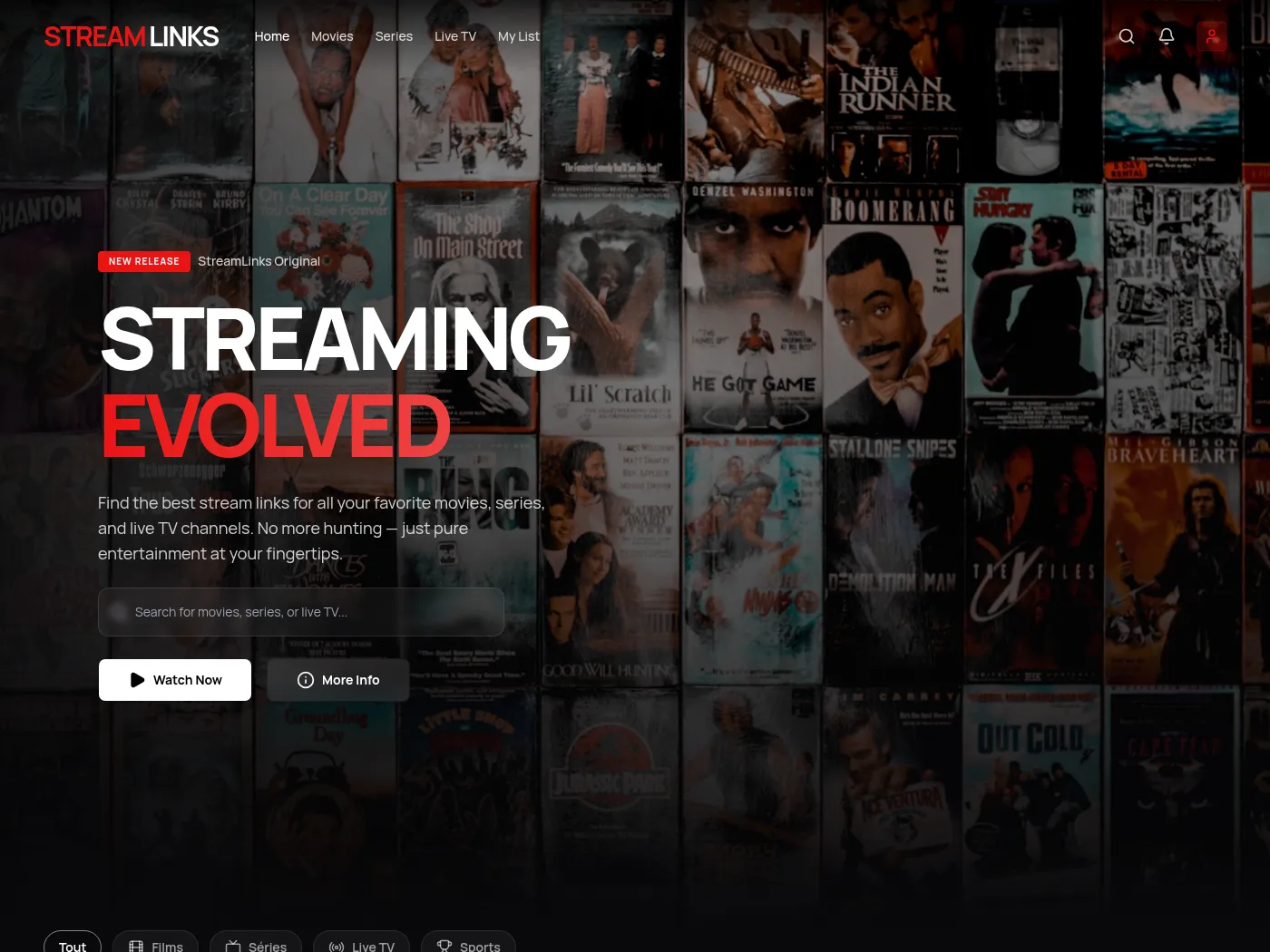 StreamLinks Hub