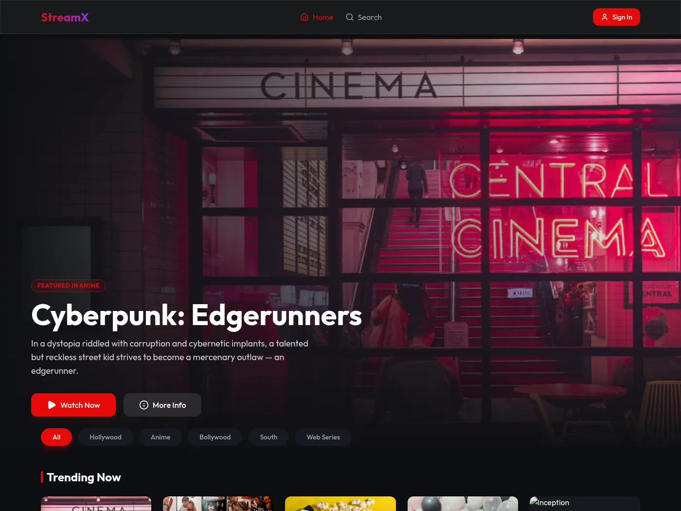 Streamly Movie Web Launch