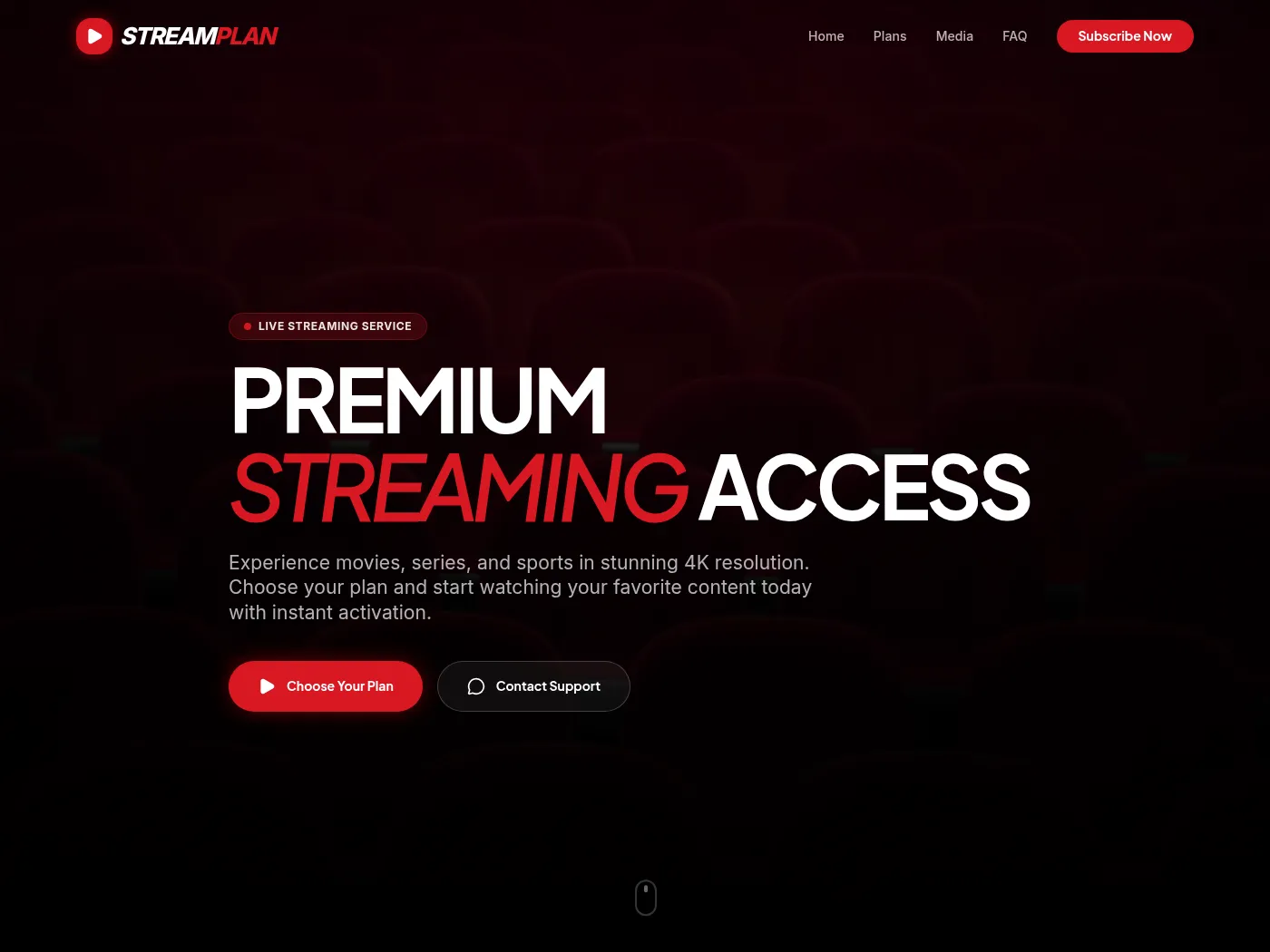 StreamPlan Promo Web