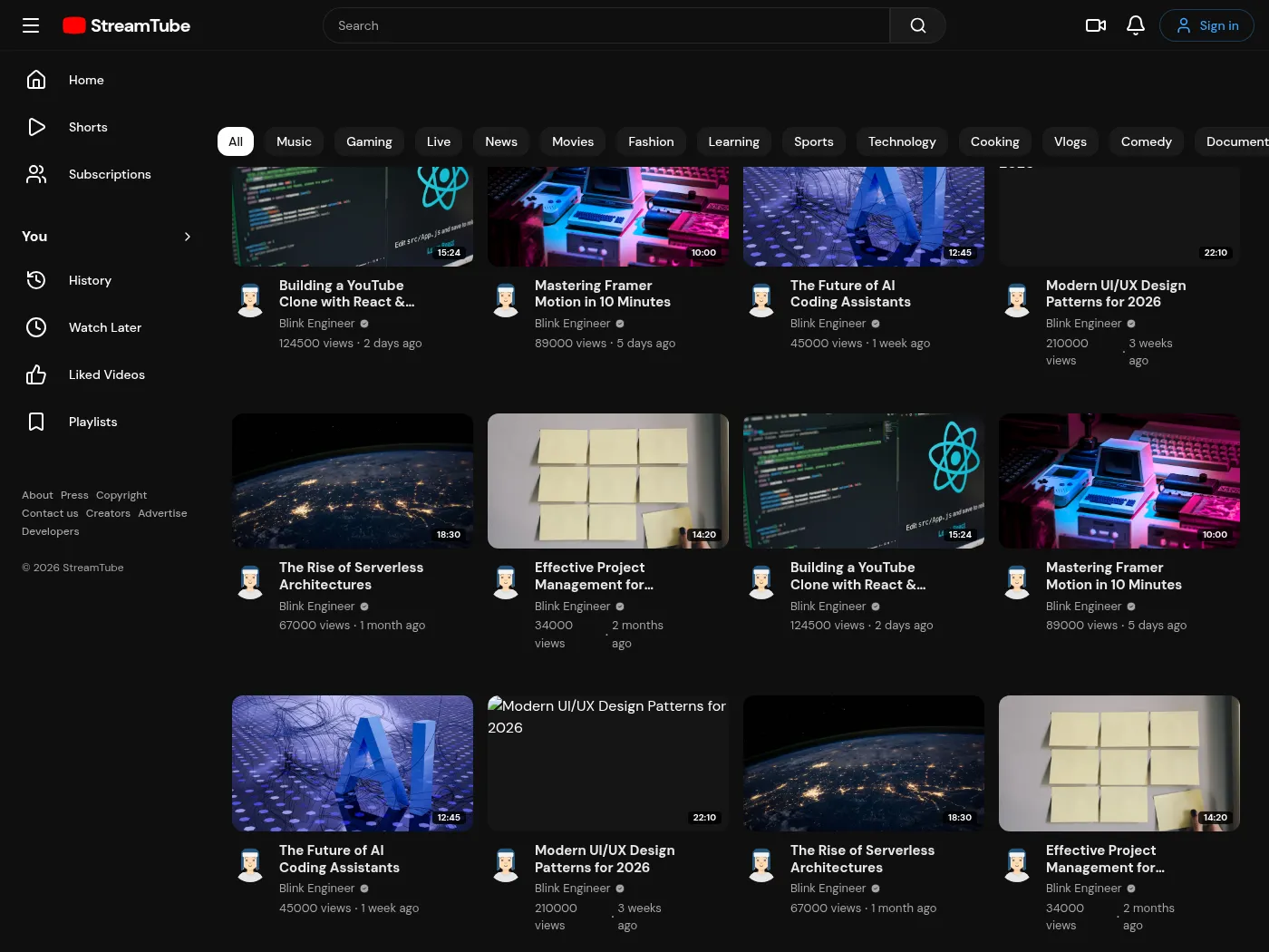 StreamTube Next