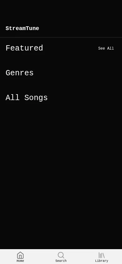 StreamTune Music App