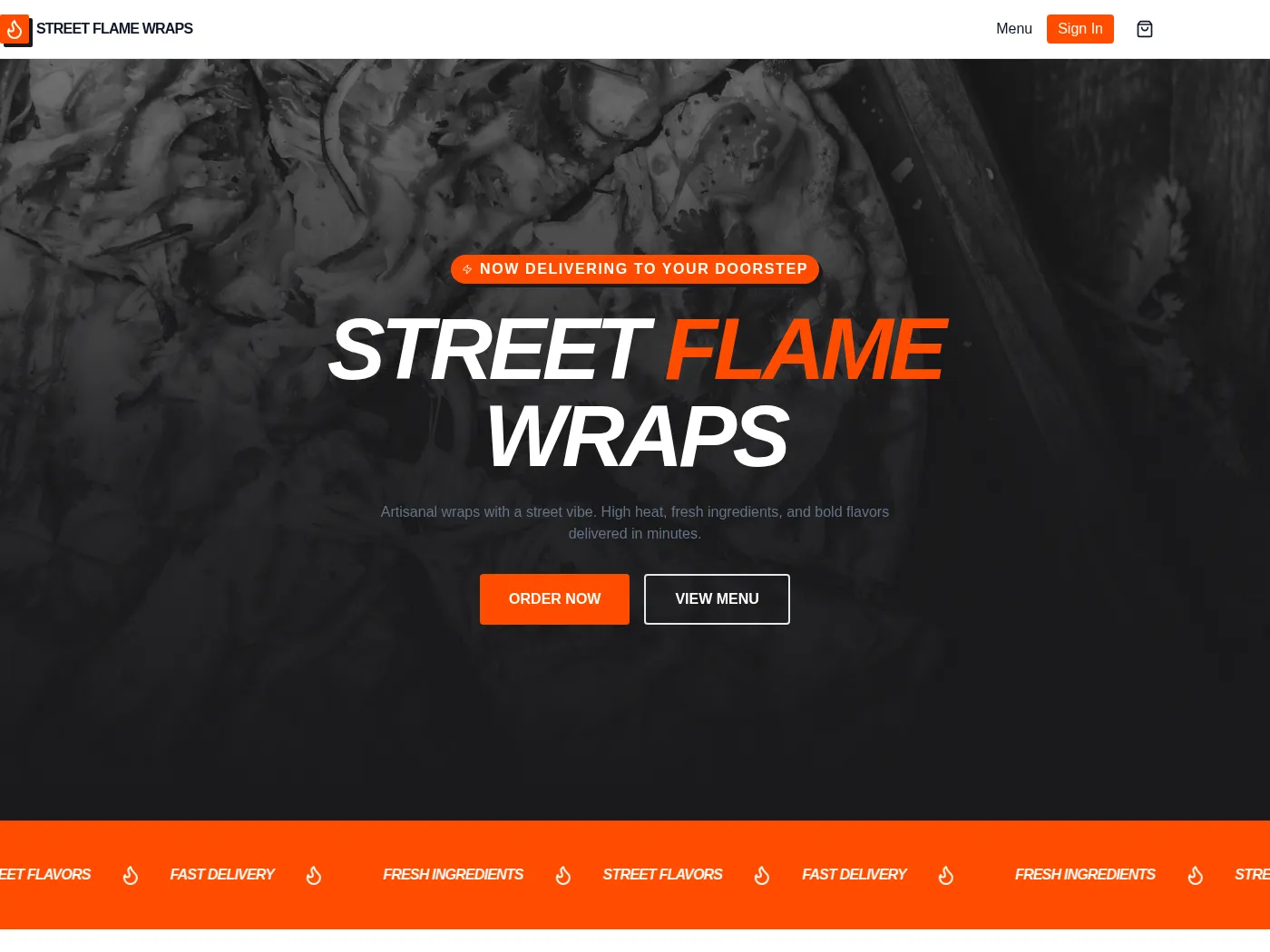 Street Flame Wraps