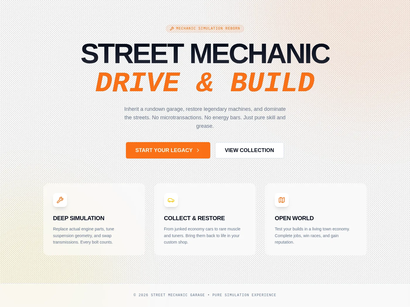 Street Mechanic Garage