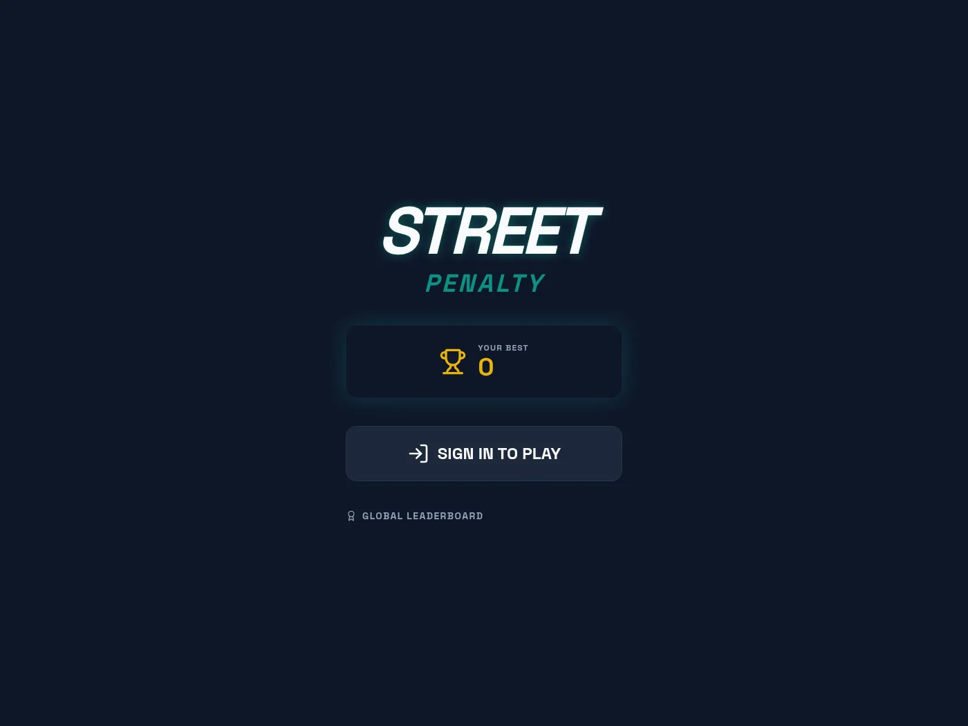 Street Penalty Shootout