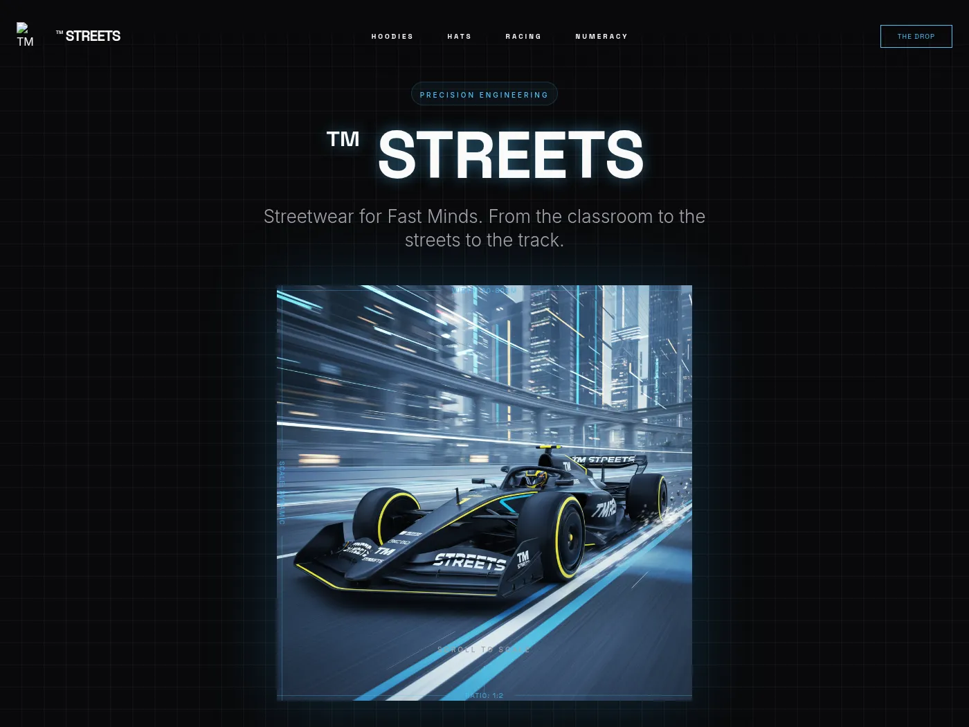 TM STREETS Streetwear Landing
