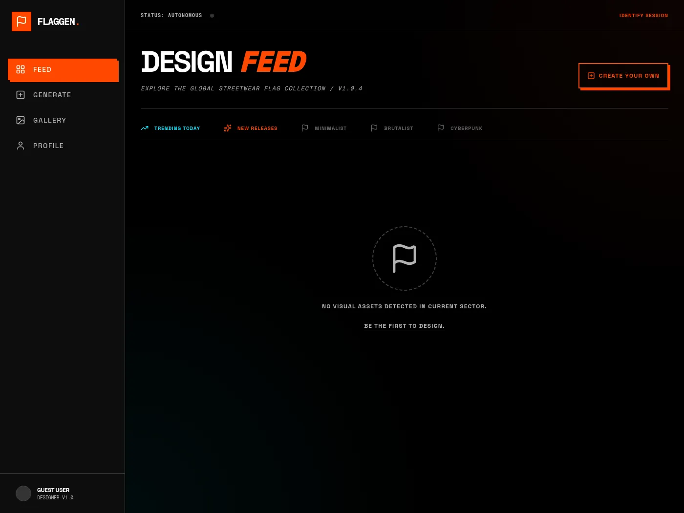 Streetwear Flag Designer