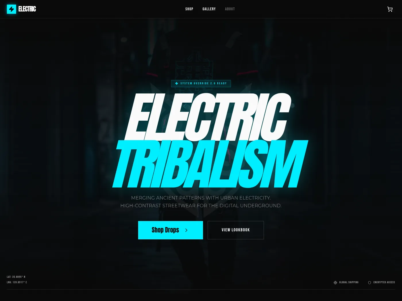 Electric Streetwear Shop