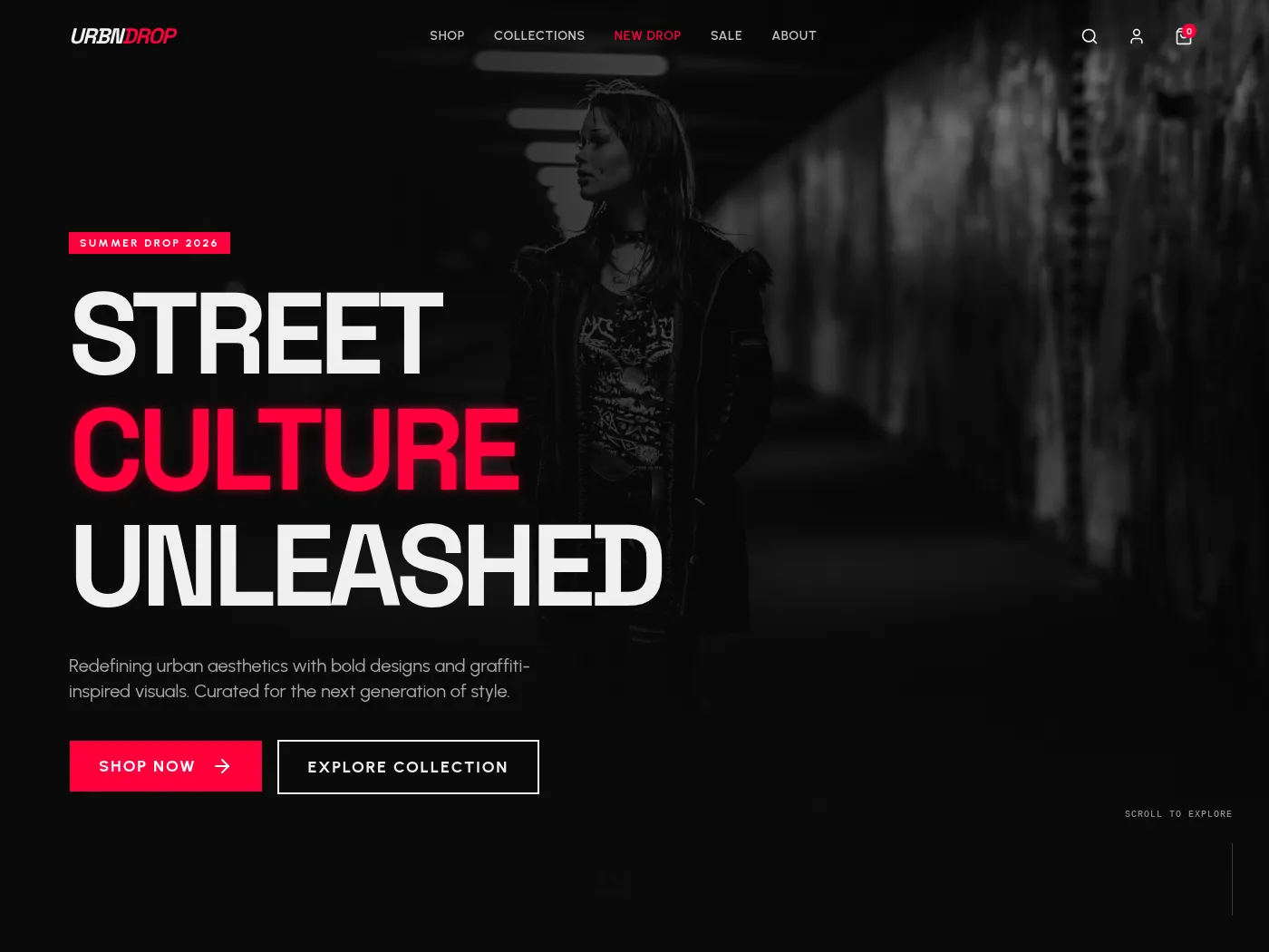 Urban GenZ Streetwear Shop