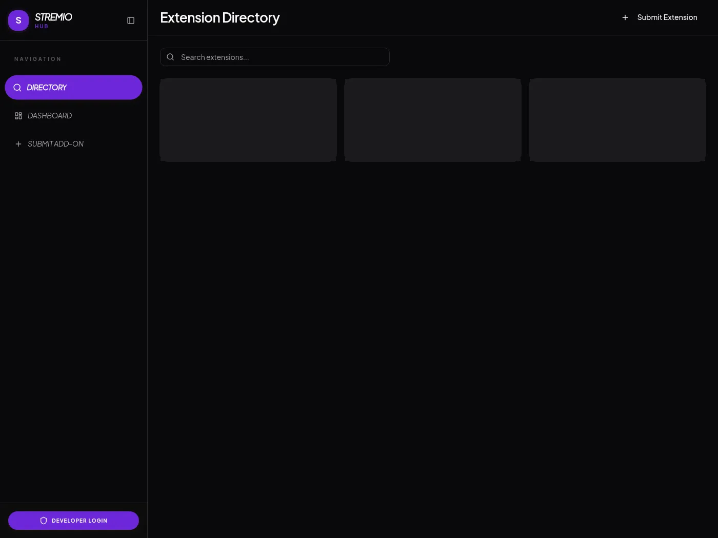 Stremio Extension Hub
