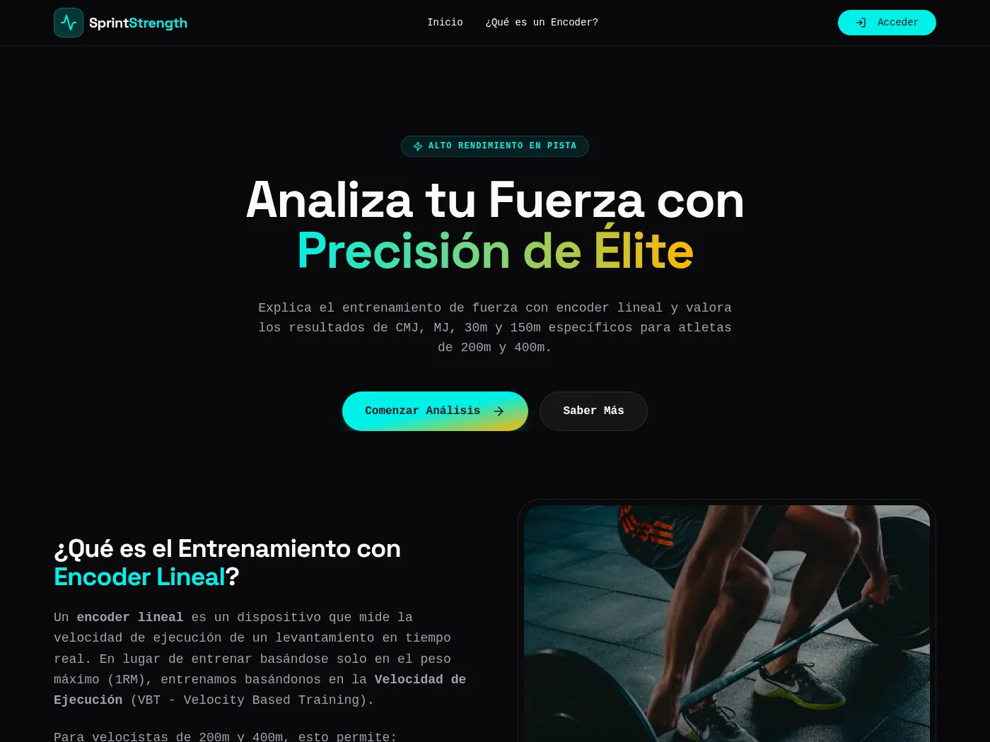 Sprint Strength Analyzer