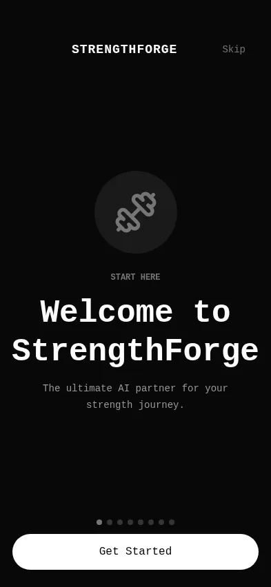 StrengthForge AI Fitness Coach