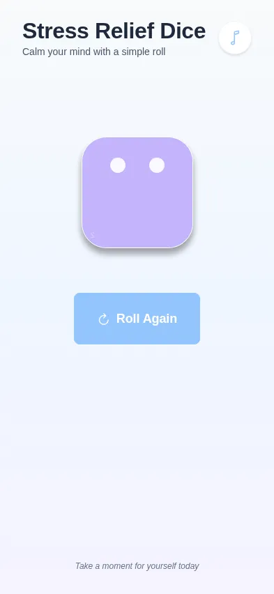 Stress Relief Dice