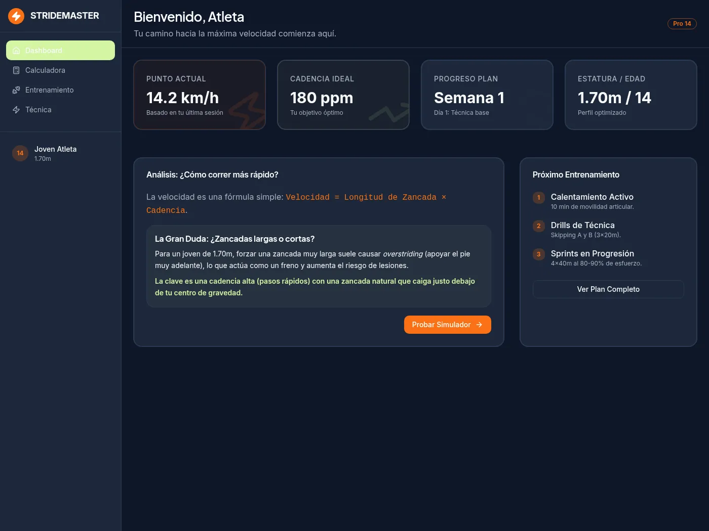 Stride Speed Analyzer