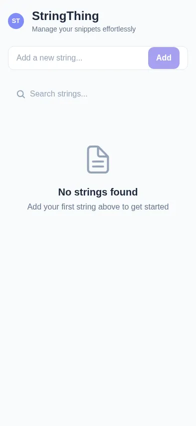 StringThing Mobile