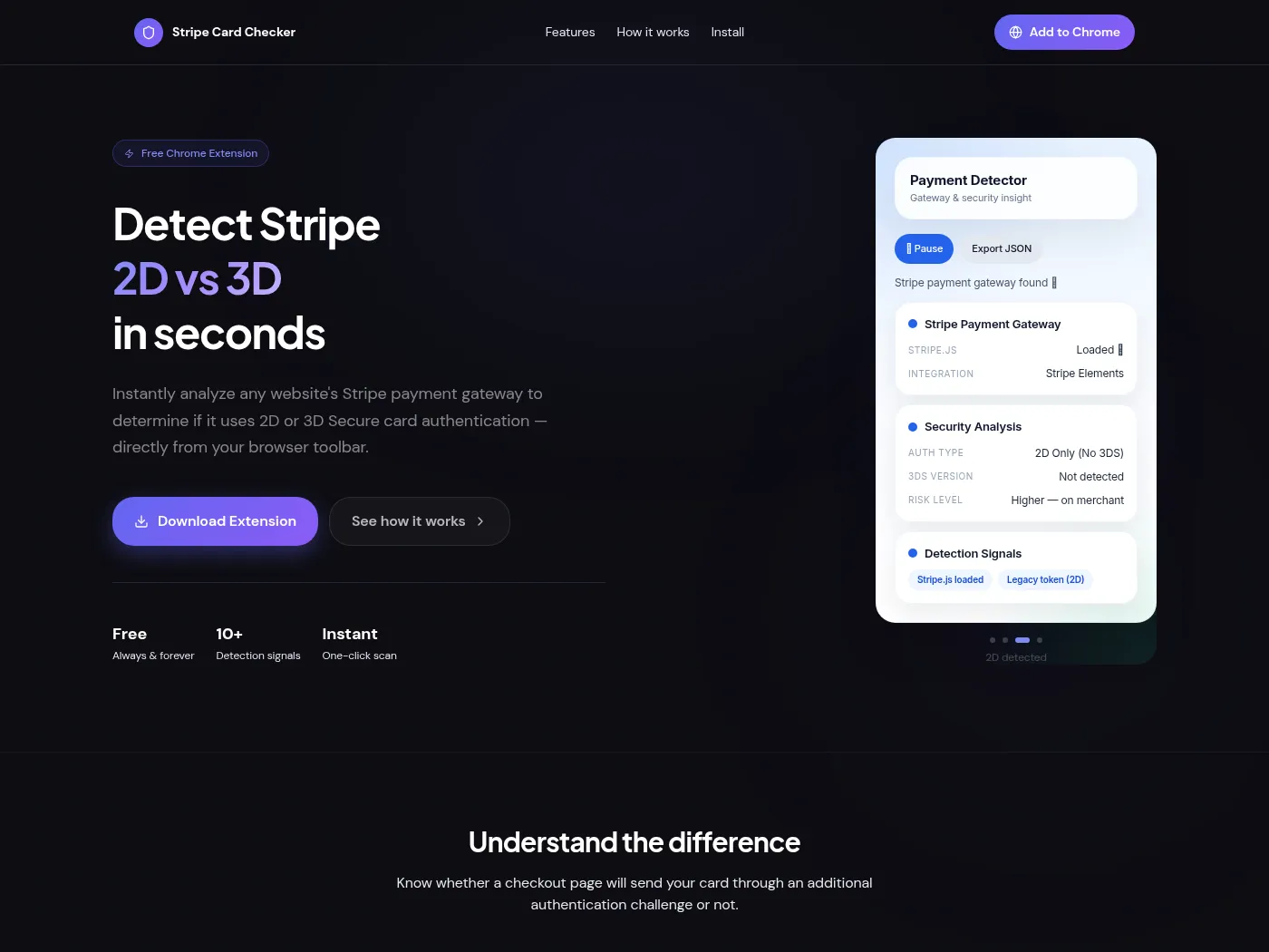 Stripe Card Check Extension