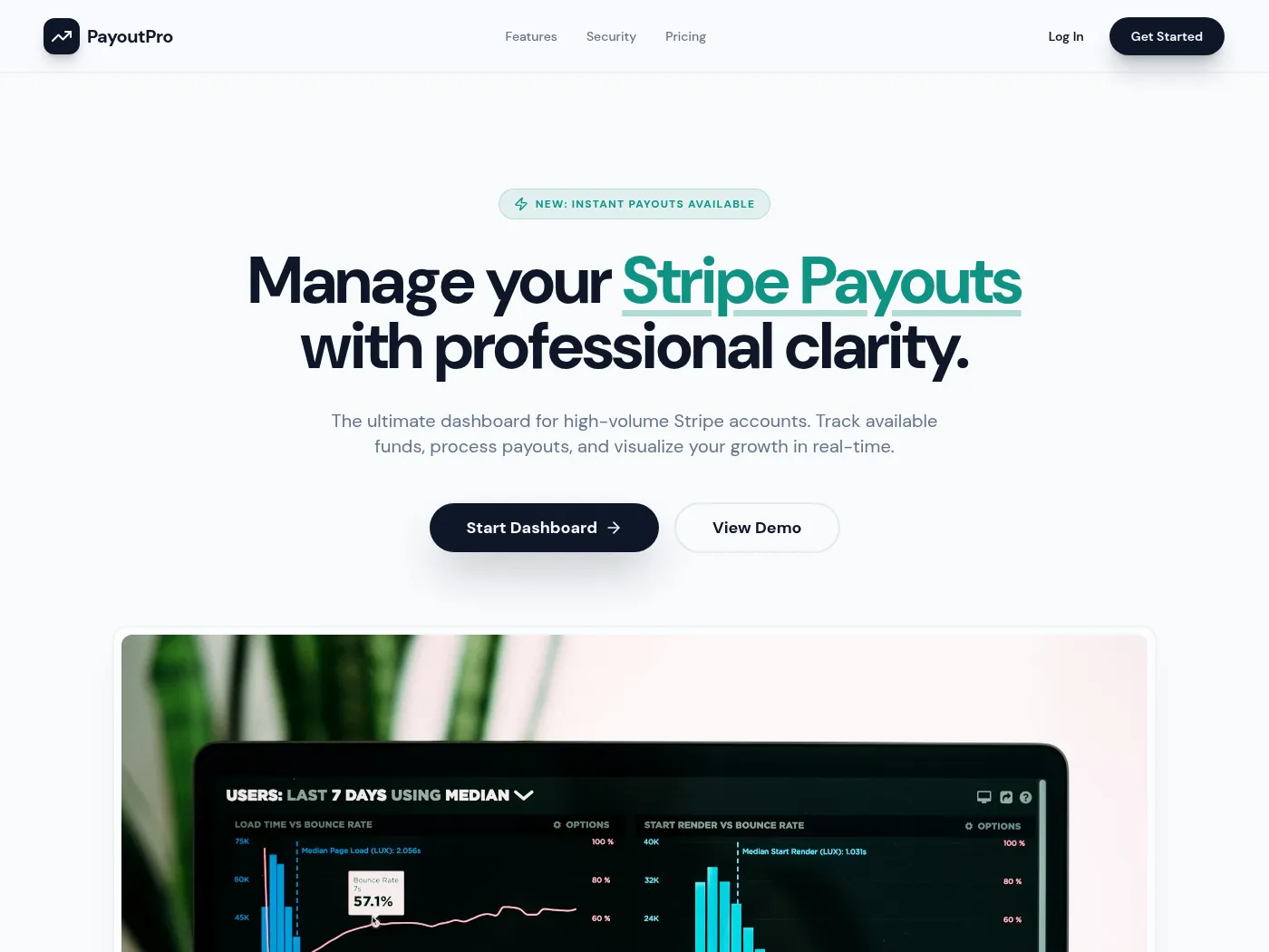 Stripe Payout Dashboard