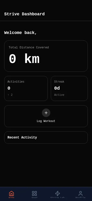 Strive.ai Fitness Tracker