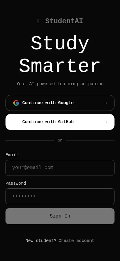 Student AI Agent App