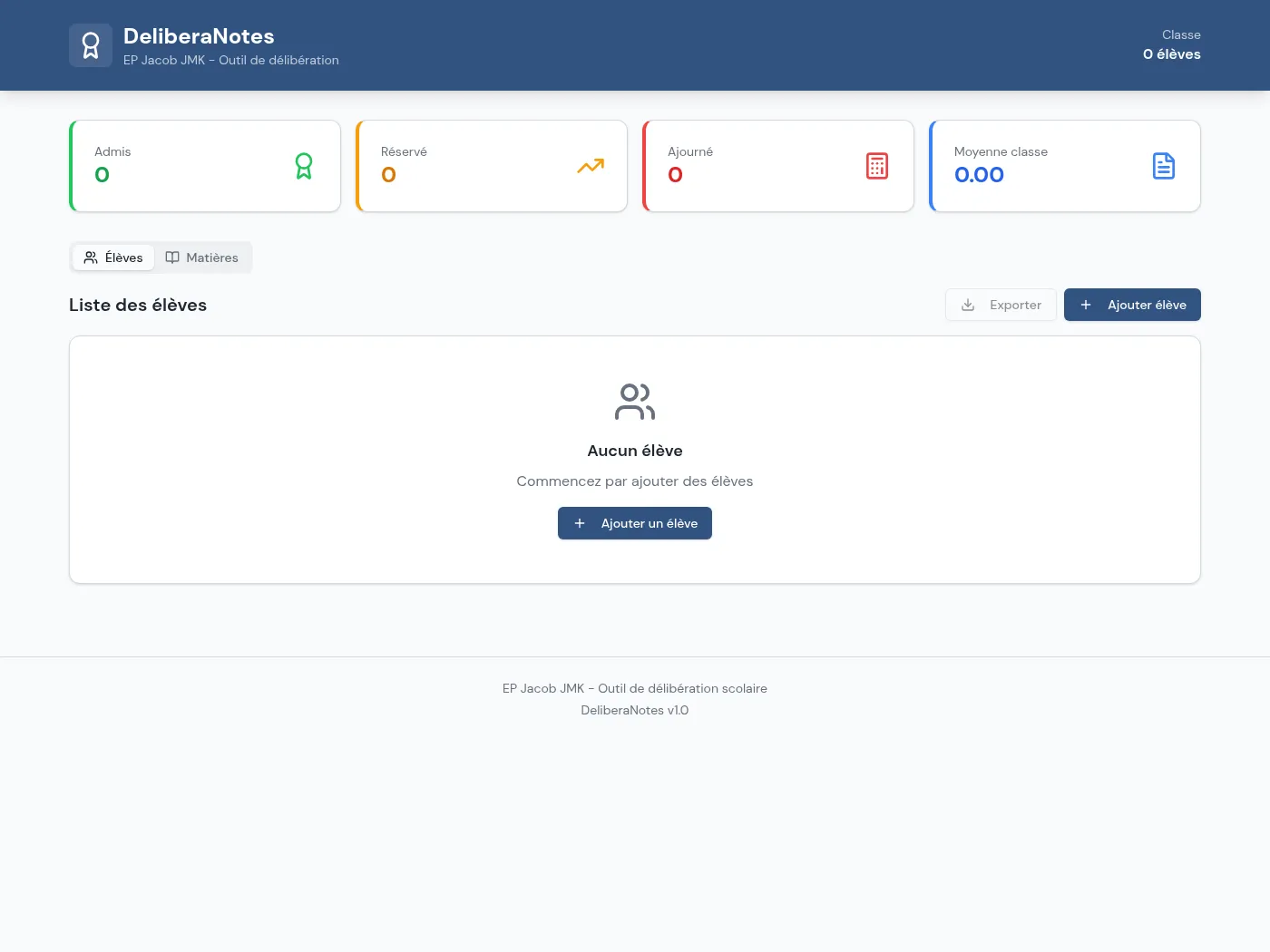 DeliberaNotes School Tool