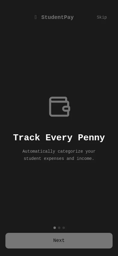 Student Budget Tracker