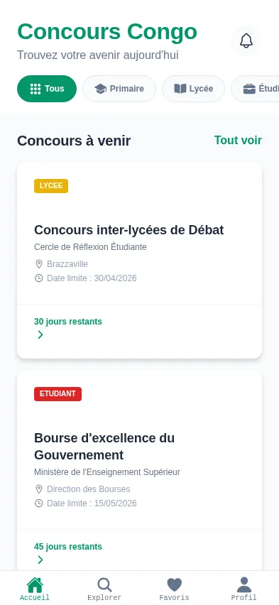 Congo Student Contests