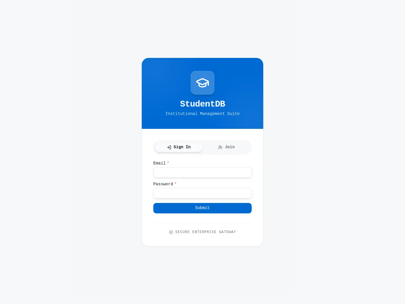 Student Database Manager