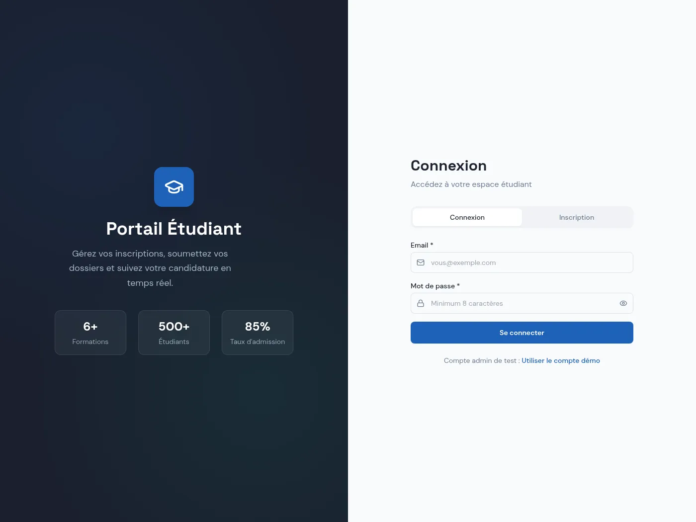 Student Enrollment Portal