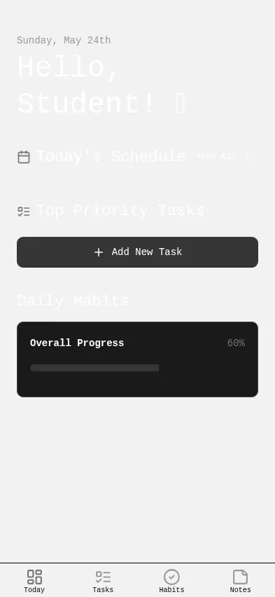 Student Focus Planner
