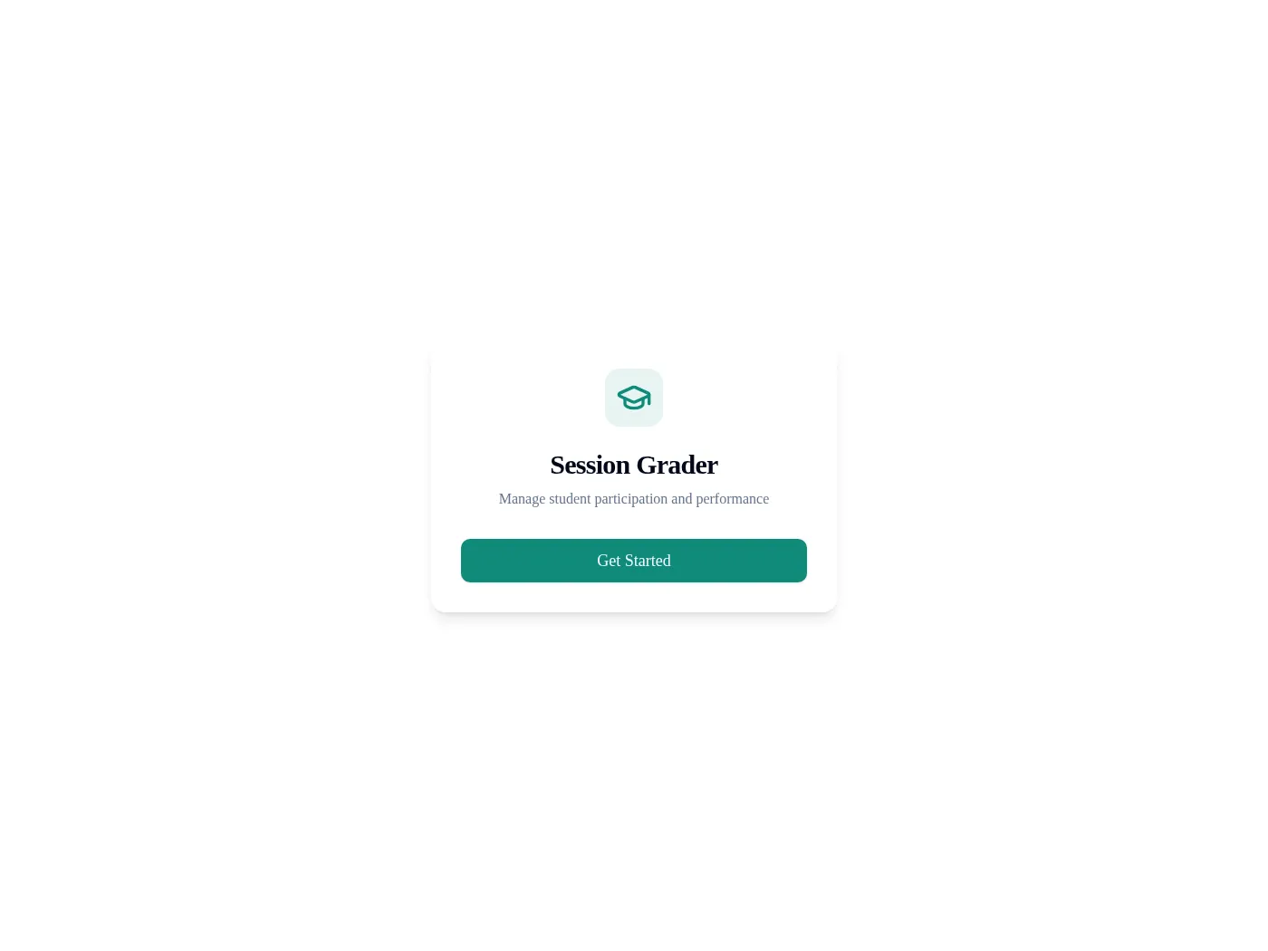 Session Grader Dashboard