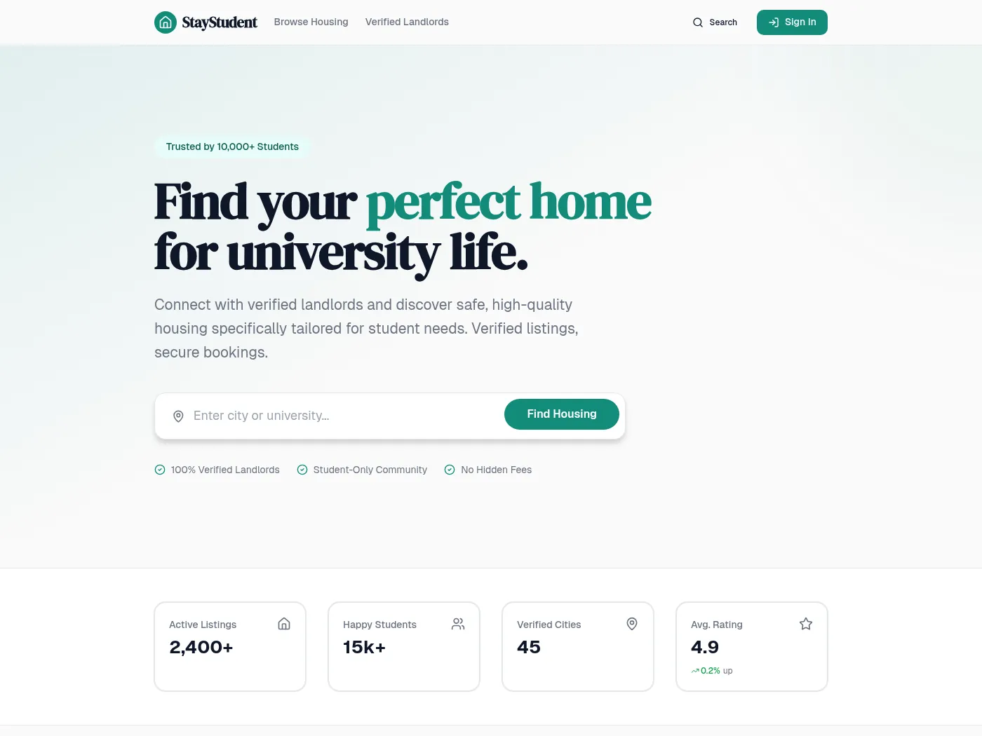 Student Housing Connect