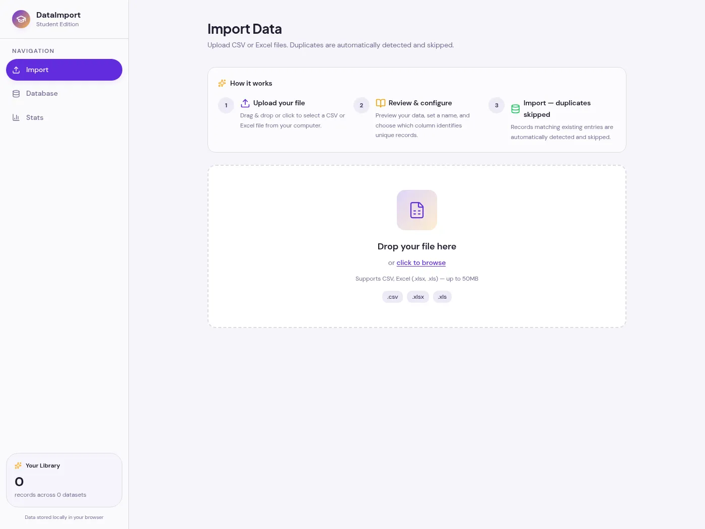 Student Import Chrome Tool