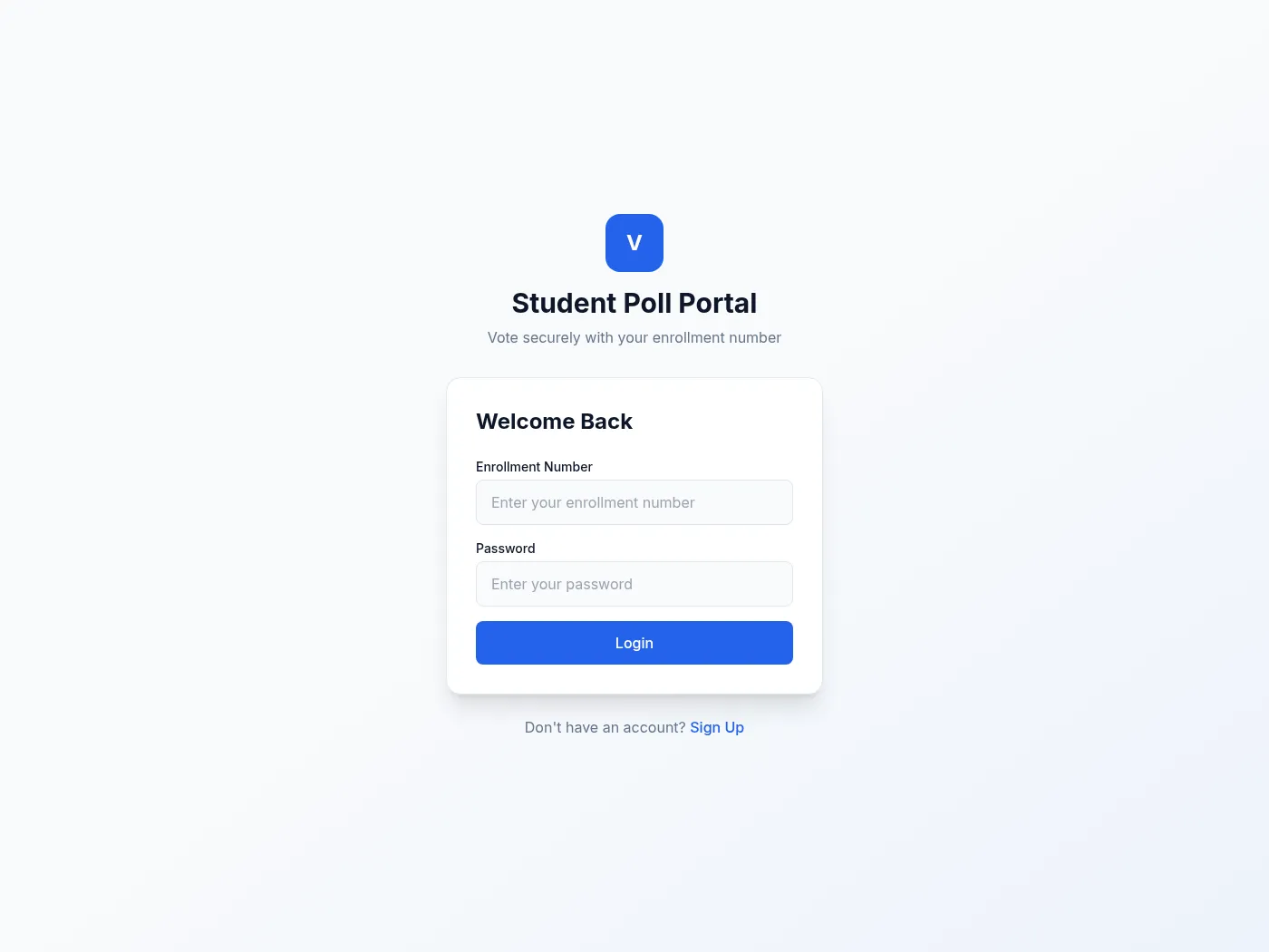 Student Poll Portal