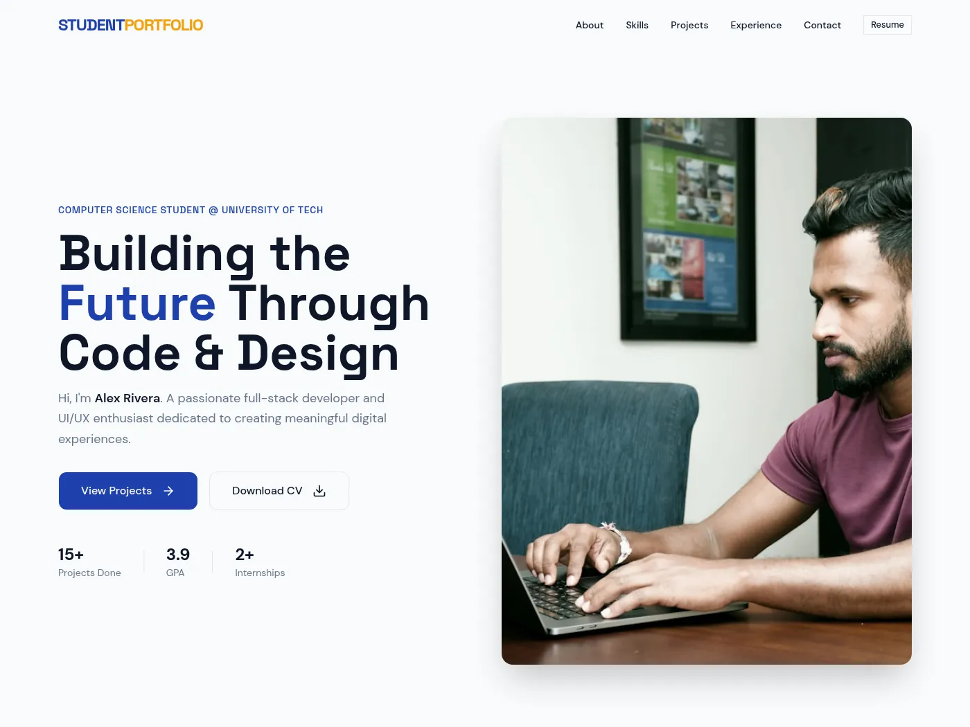 Student Portfolio Hub