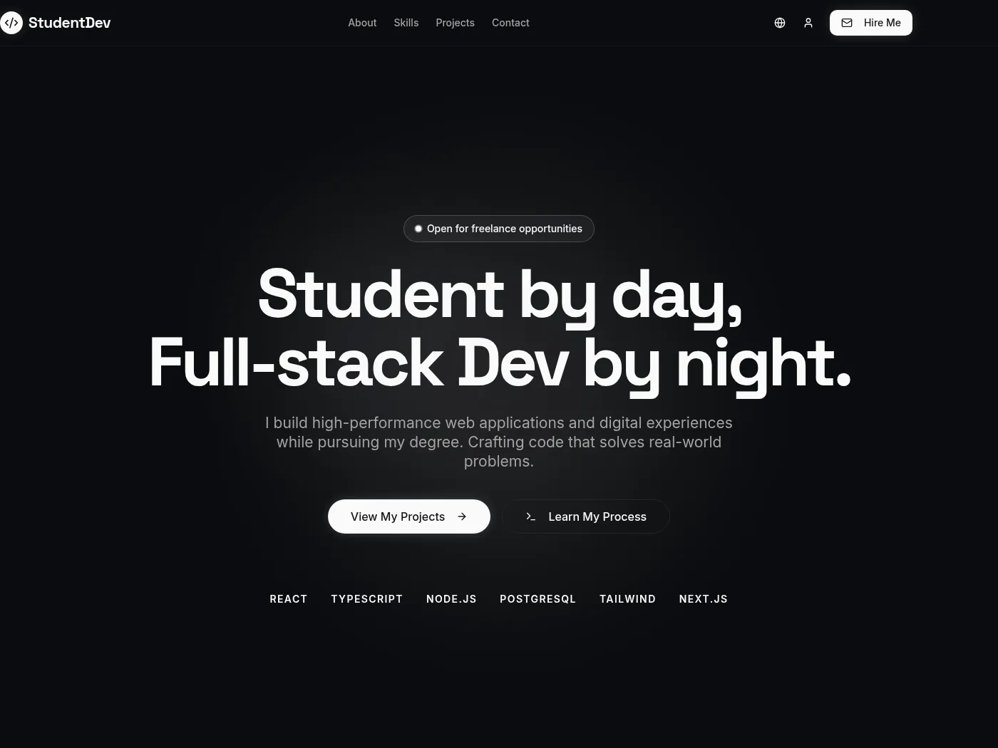 Student Freelancer Portfolio