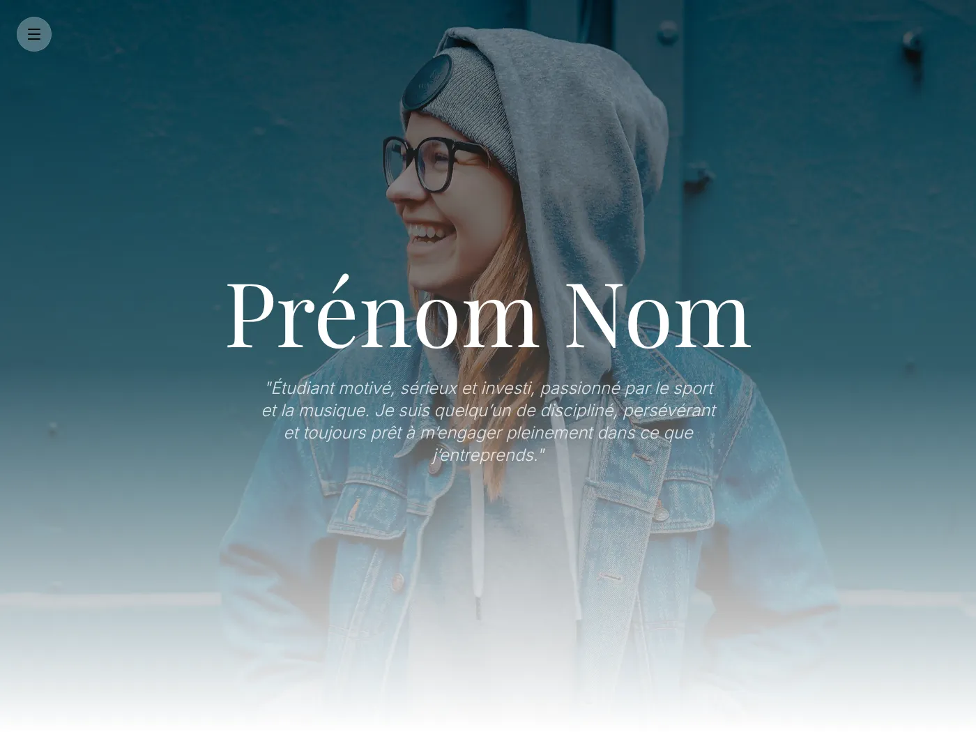 Immersive Student Portfolio