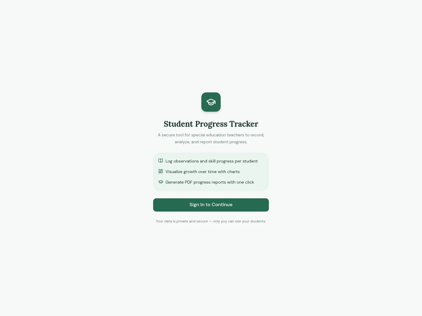 Student Progress Tracker