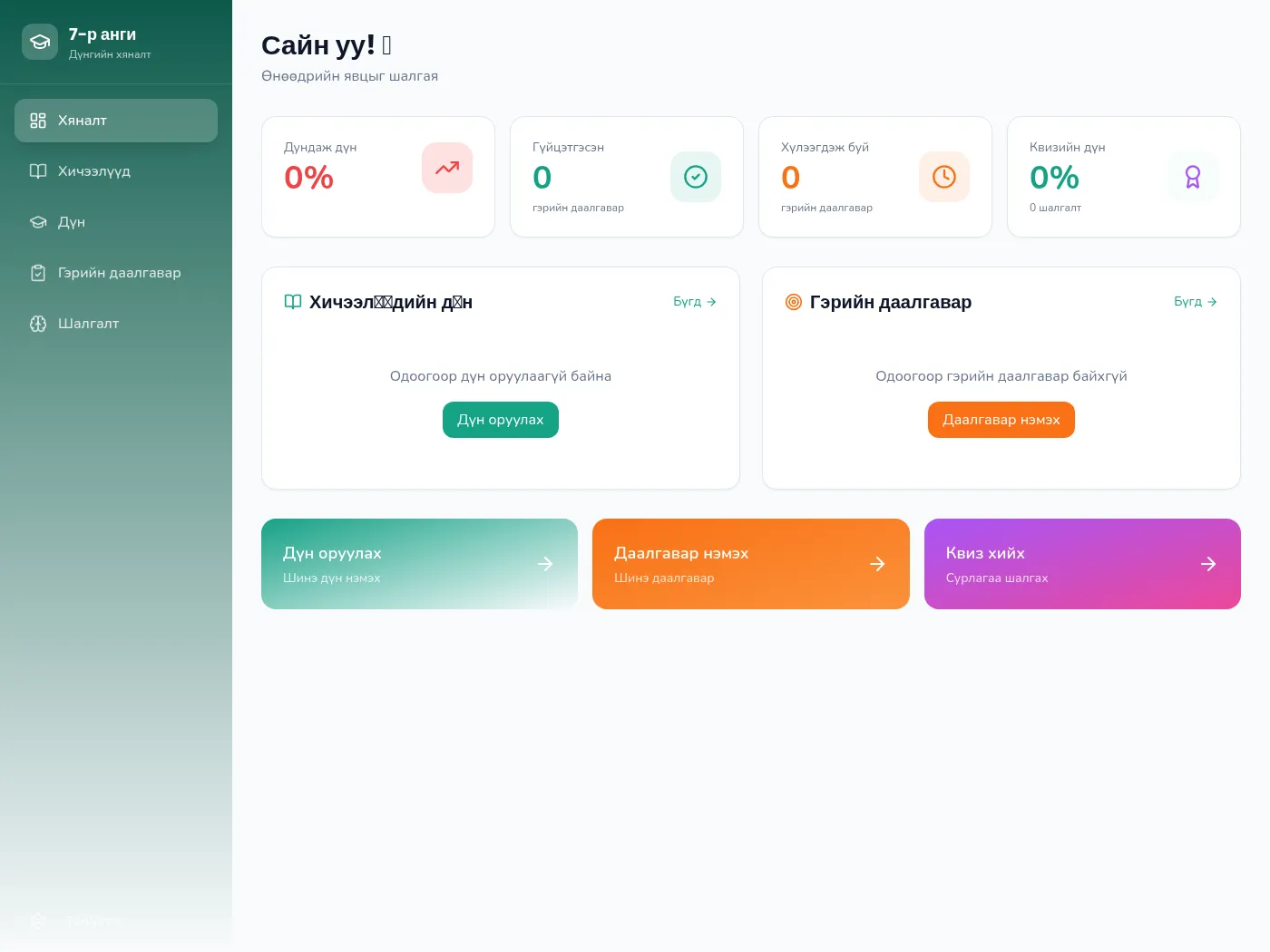 Student Progress Tracker