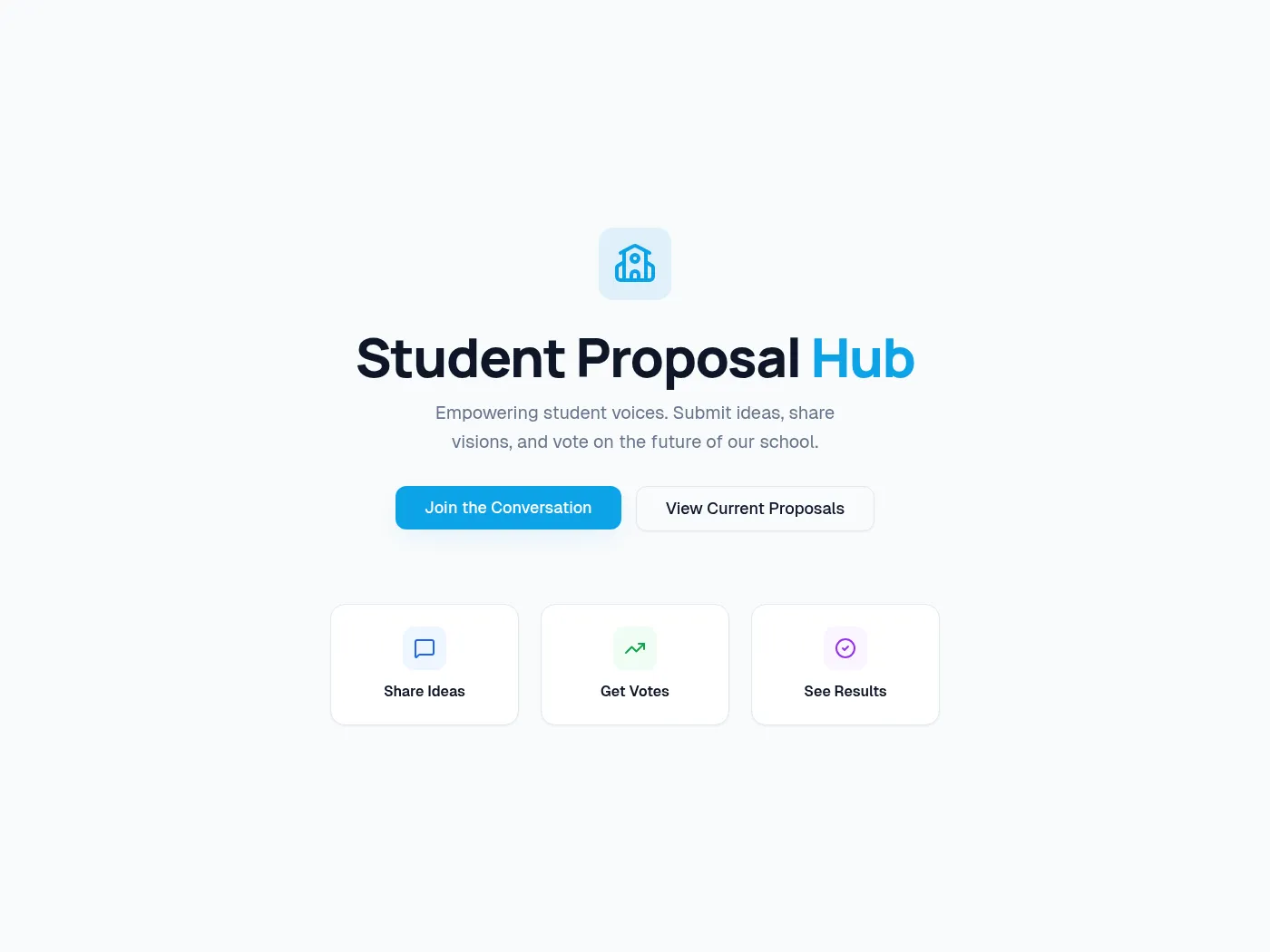 Student Proposal Hub