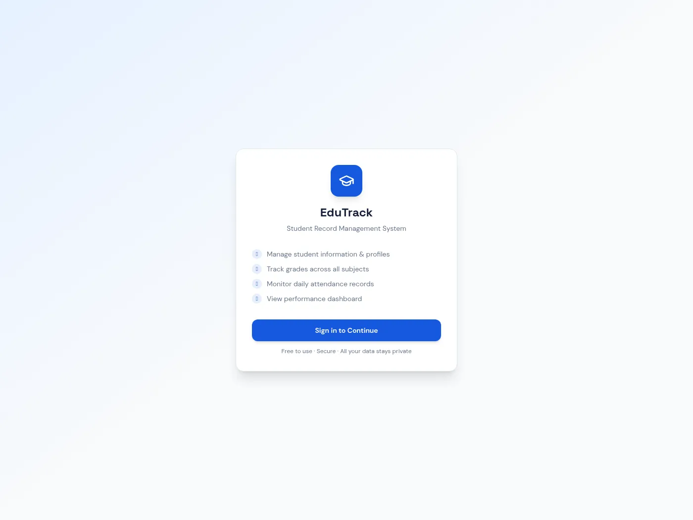 Student Record System