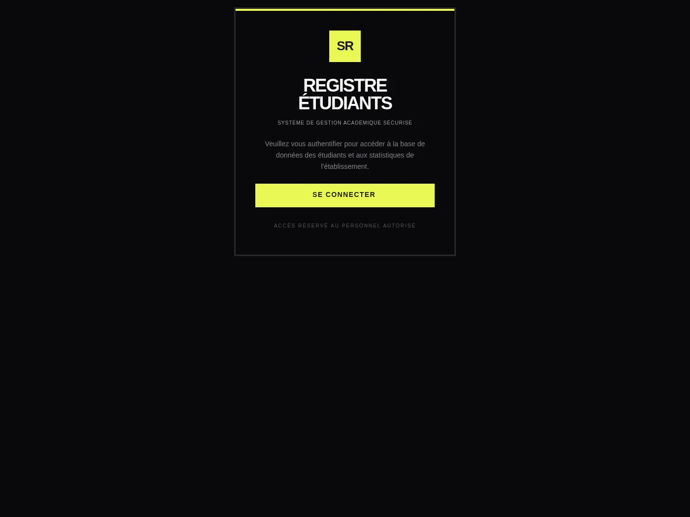 Student Registry App