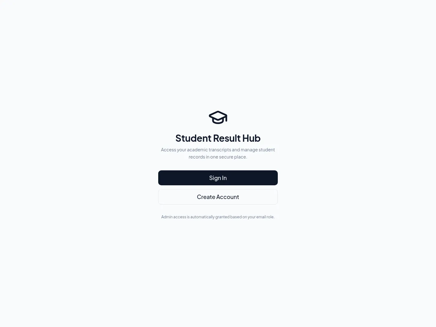 Student Result Hub