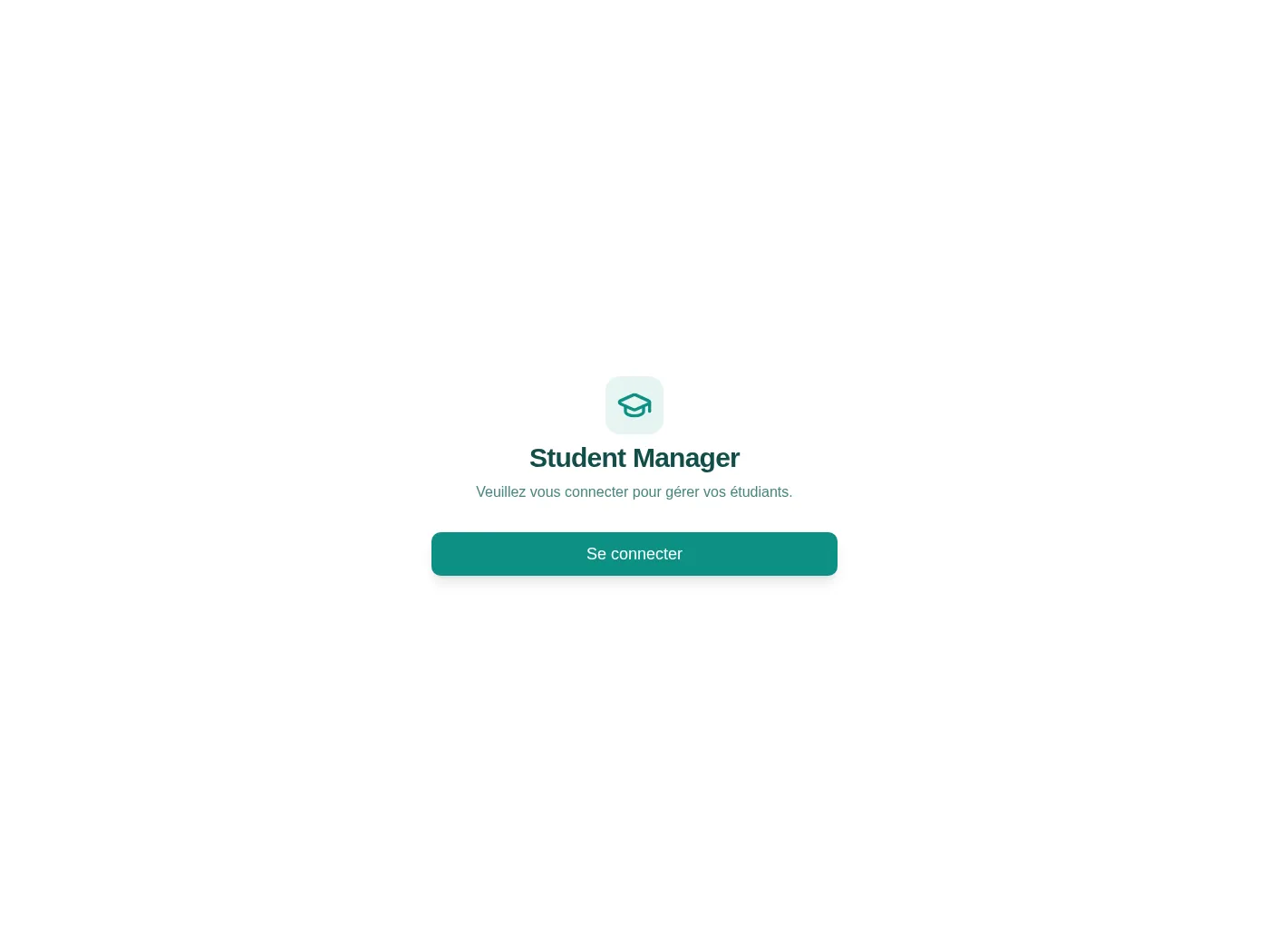 Student Manager UI