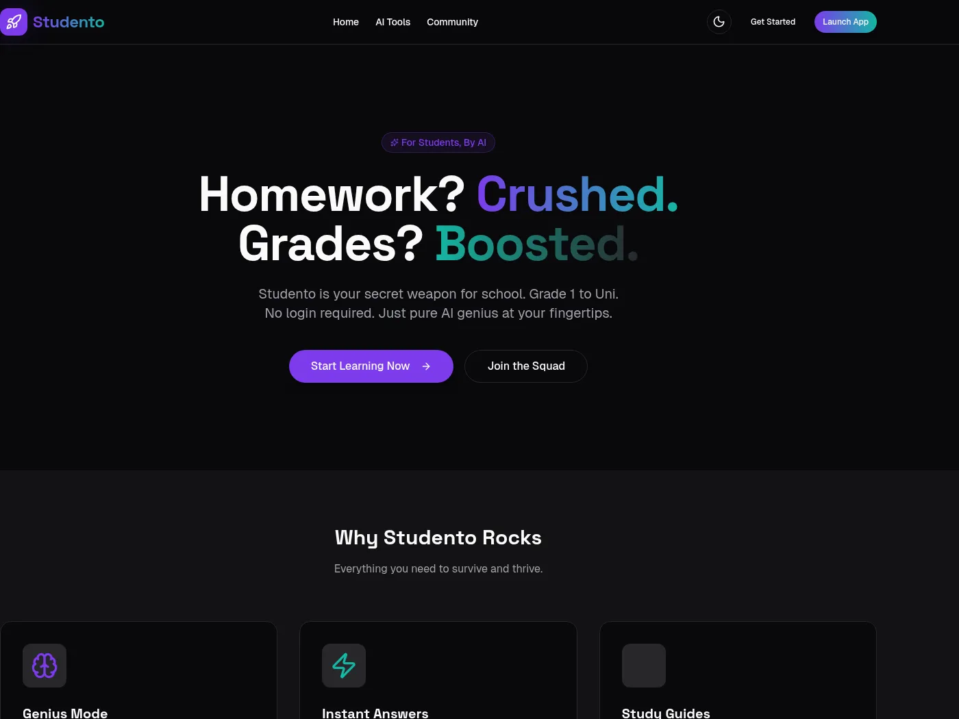 Studento AI Platform