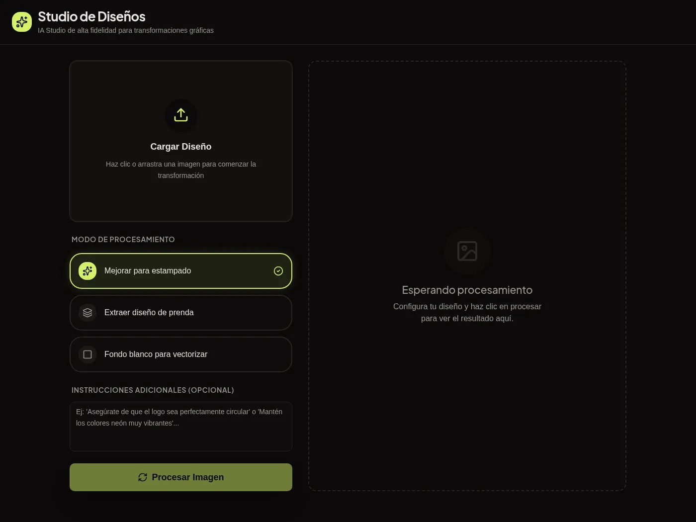 Studio de Diseños App