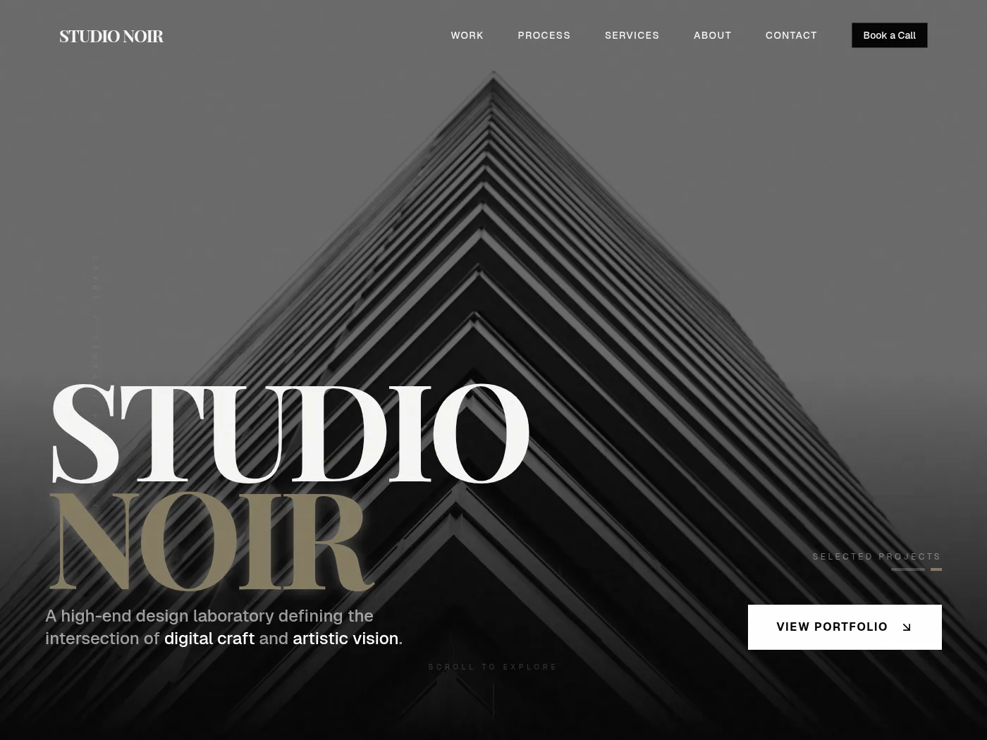 Studio Noir Landing (Remix)